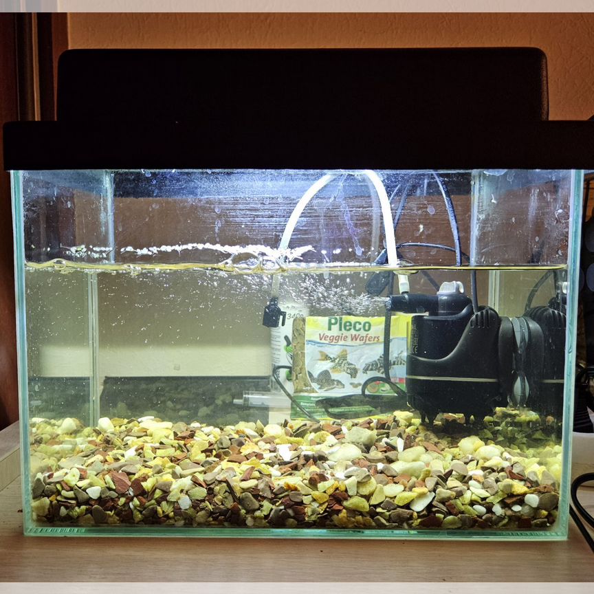 Аквариум 11 л с крышкой и освещением