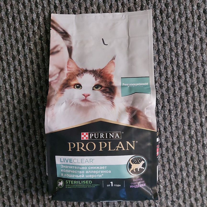 Сухой корм для кошек purina one live clear