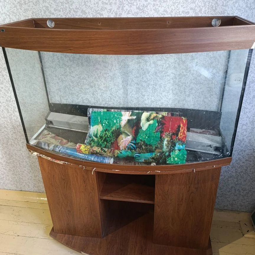 Аквариум с тумбой 200л