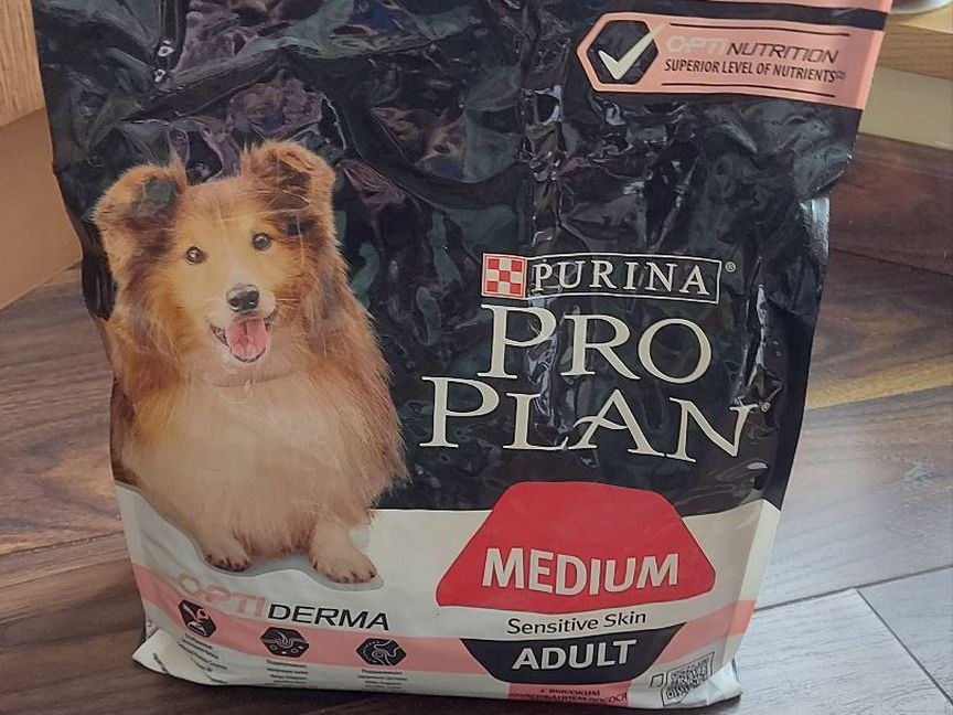 Корм для собак purina pro plan лосось