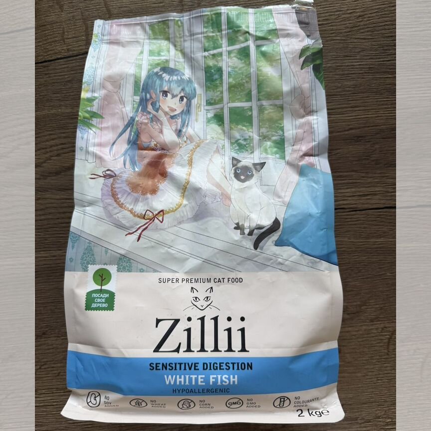 Корм для кошек zillii (пачка открыта)