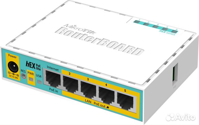 Mikrotik rb750UPr2 hex poe lite бу купить в Москве | Электроника | Авито