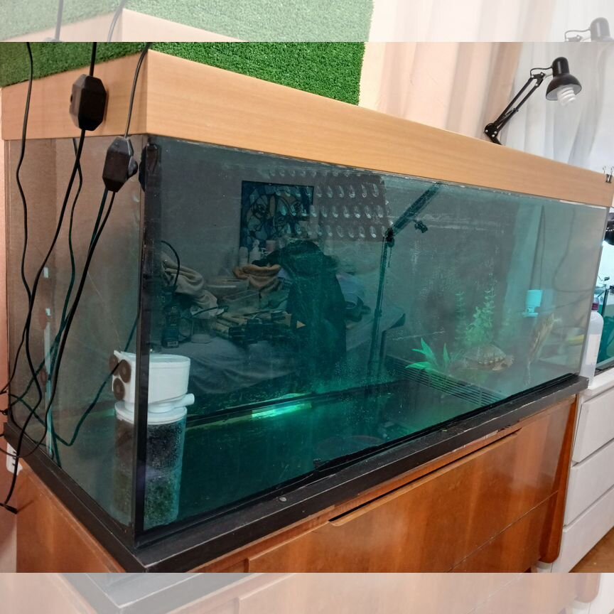 Аквариум с тумбой 375 литров для черепах или рыб