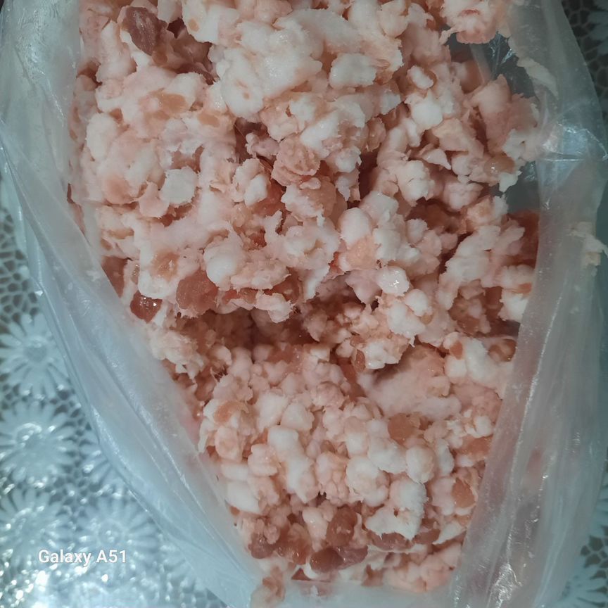 Сало свиное прокрученное для фарша или вареников