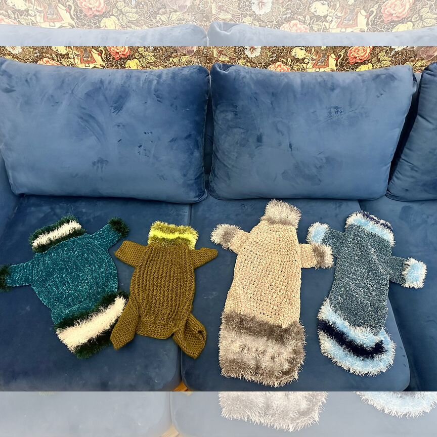 Вязаная одежда для собак