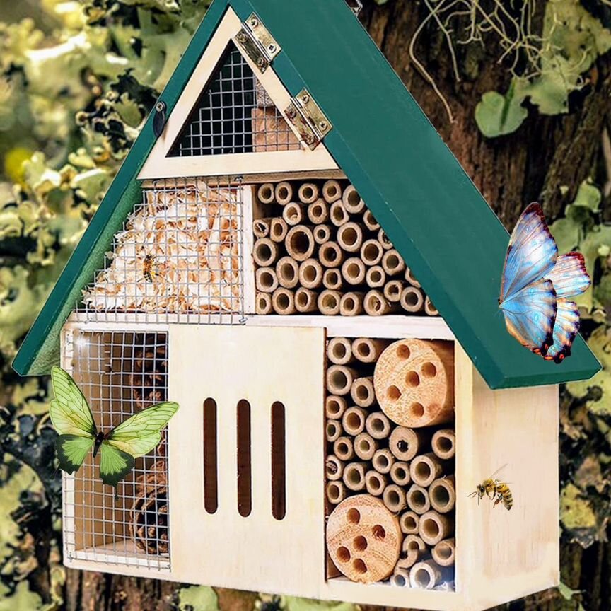 Домик для насекомых, божьих коровок