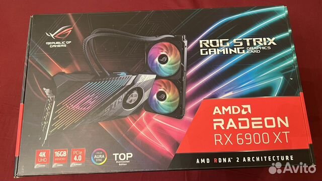 AMD radeon RX 6900 XT asus ROG strix TOP купить в Санкт-Петербурге ...