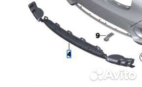 Решетка переднего бампер средняя BMW F20 рест купить в Москве с ...