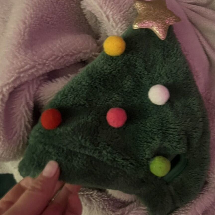 Шапка новогодняя для собаки