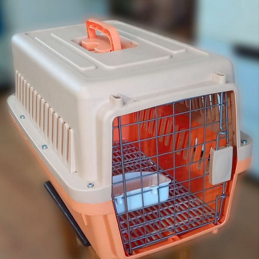 Клетка-переноска для животных, 58х37х37 см