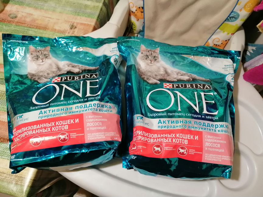 Кошачий корм purina one