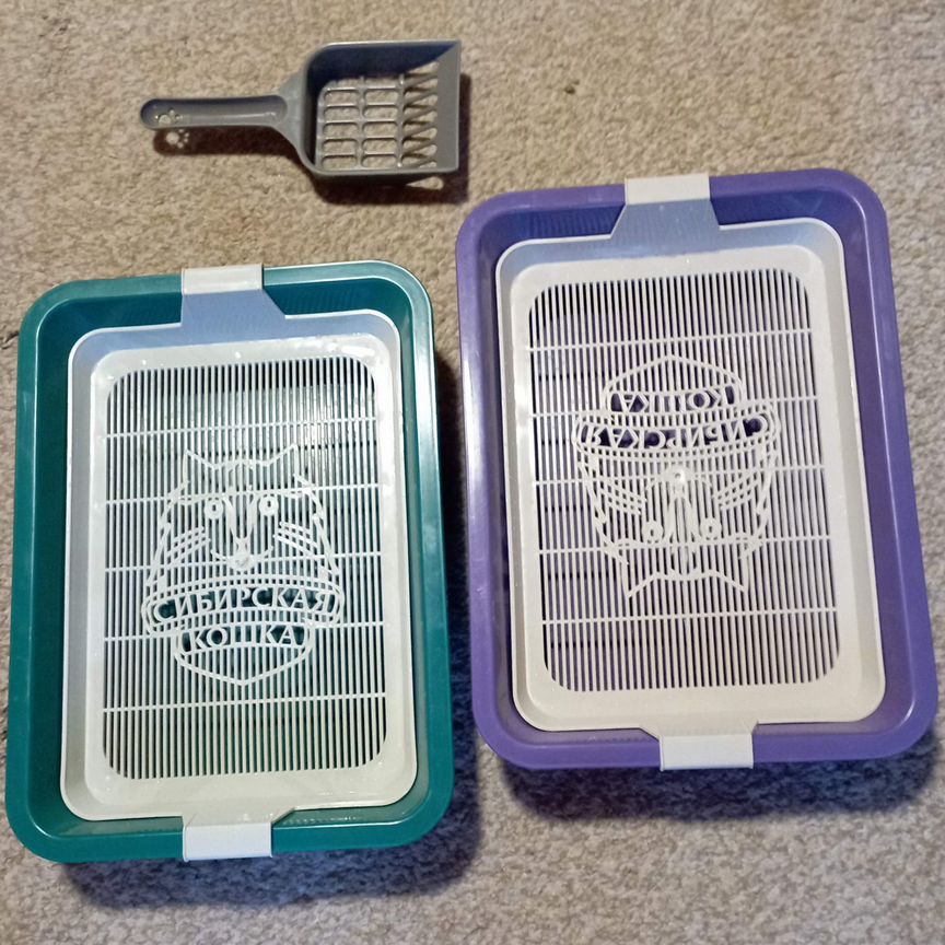 Лоток для кошек 2 шт