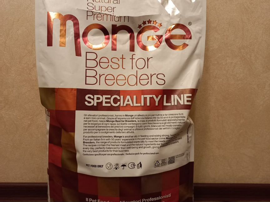 Сухой корм Monge Dog PFB Specialty Monoprotein