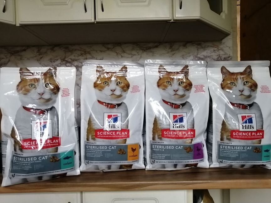 Корм для стерилизованных кошек hills 1,5 кг