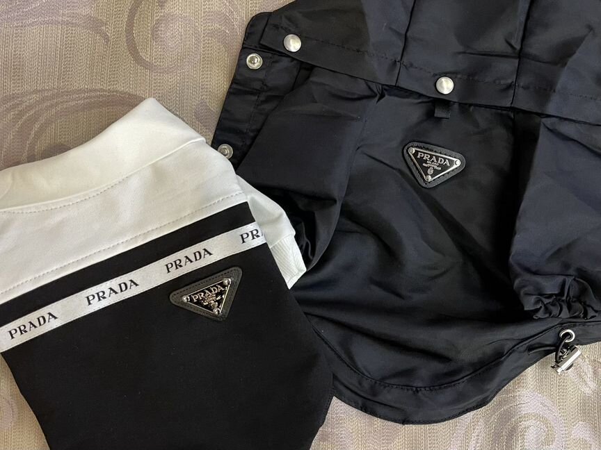 Куртка дождевик для собак prada кофта новая
