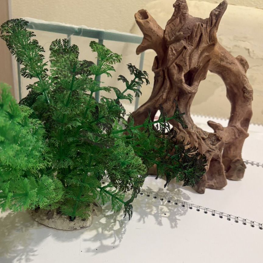 Коряга в аквариум керамическая