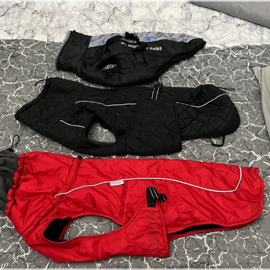 Теплые жилеты для крупных пород собак