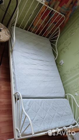Детская кровать IKEA раздвижная металлическая купить в Переславле ...