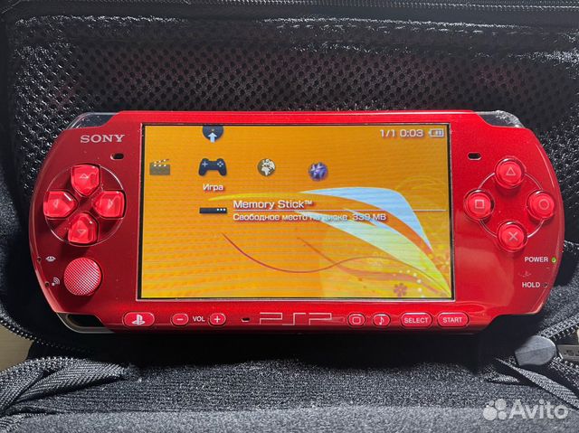 Sony psp 3008 radiant red купить в Москве | Электроника | Авито