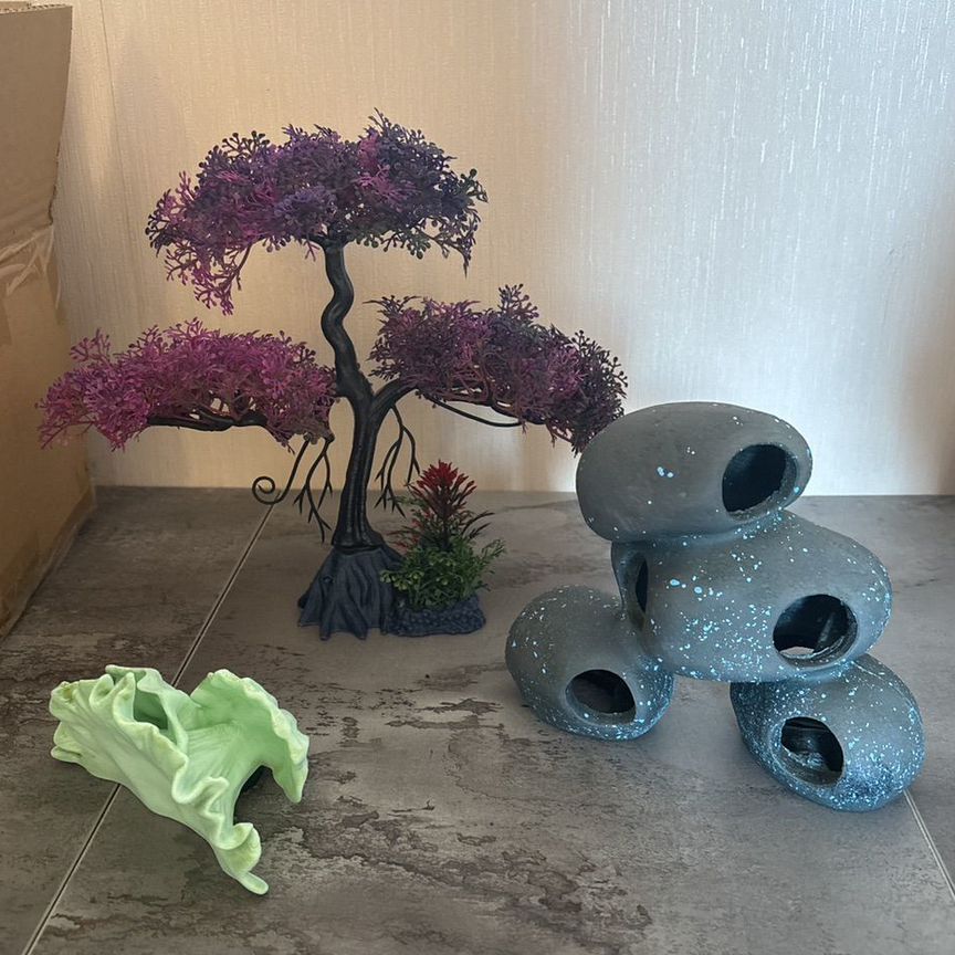 Украшения в аквариум