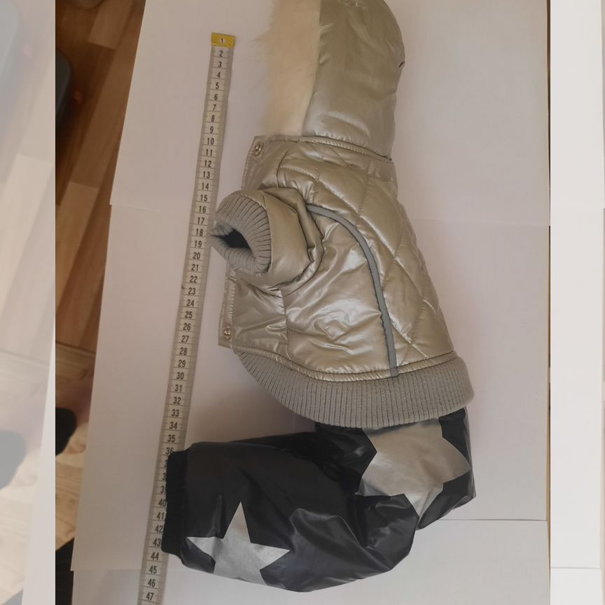 Зимний комбинезон для йорка девочки непромокаемый