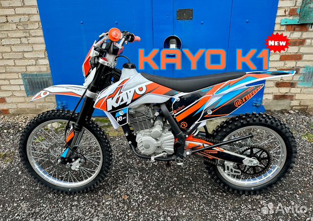Мотоц. кроссовый kayo K1 250 MX (2022 г.), новый купить в Раменском | Транспорт | Авито