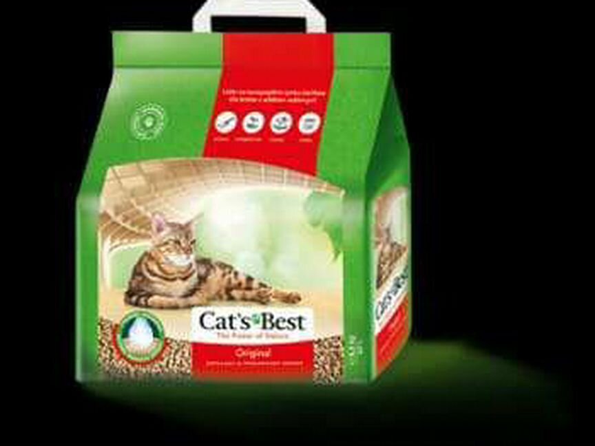 Наполнитель Cat's best original 10л. (4,3 кг)