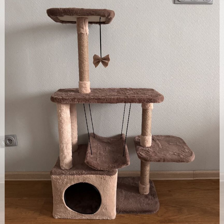 Домик для кошки с когтеточкой