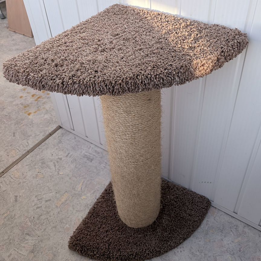 Лежанка и когтеточка для кошки