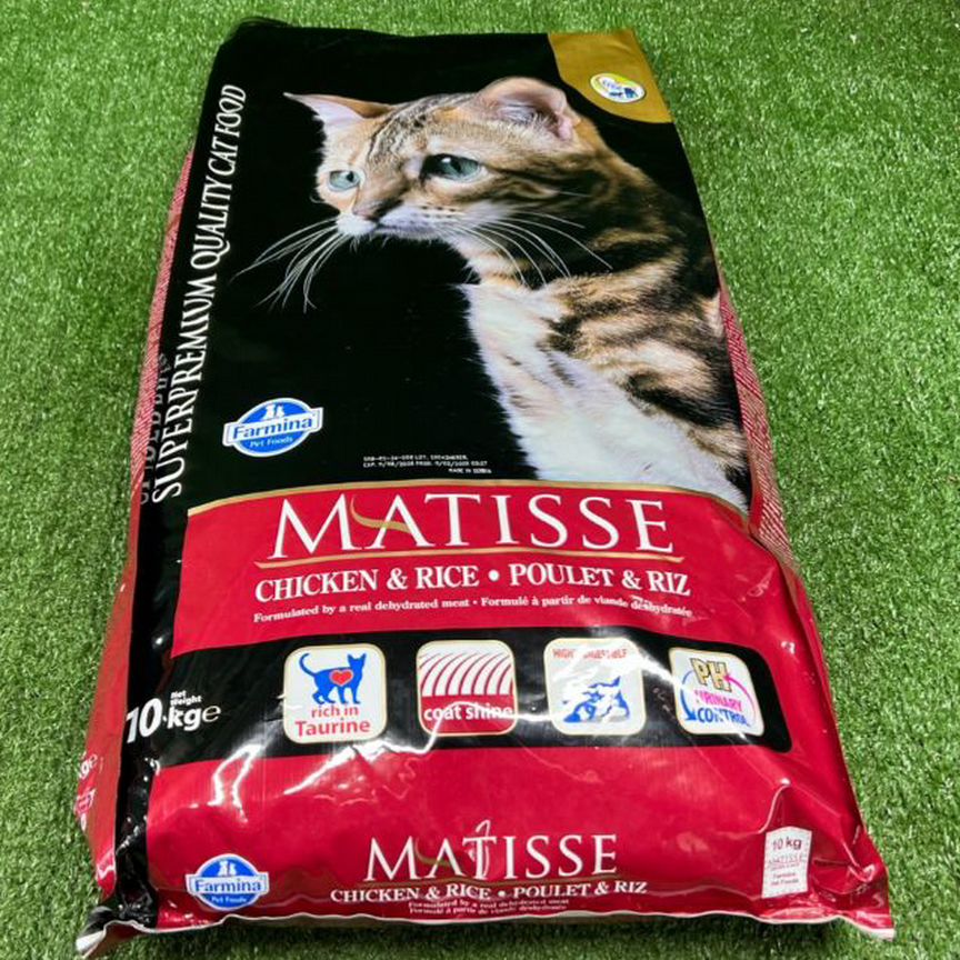 Корм для кошек Farmina Matisse Курица Рис 10 кг