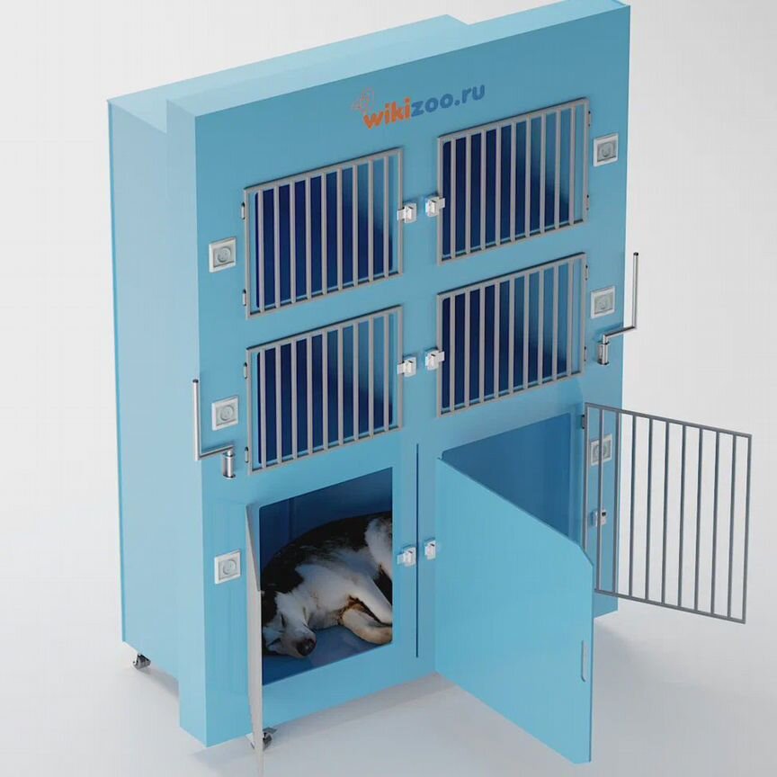 Стационар ветеринарный 5 клеток 3 яруса