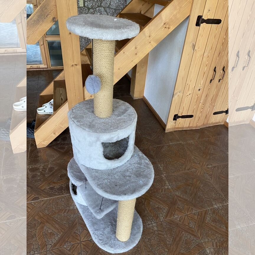 Когтеточка домик для кошки