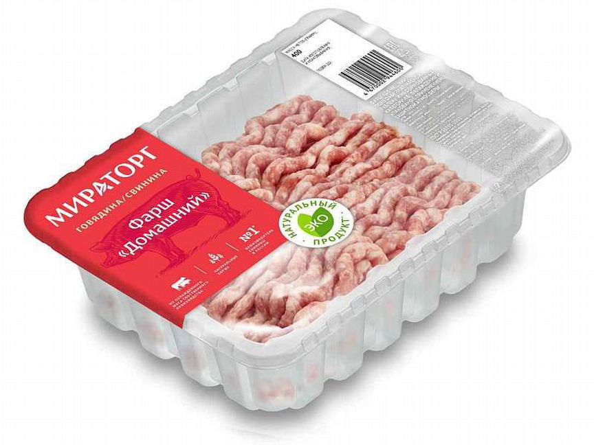 Мясная продукция фарши на корм