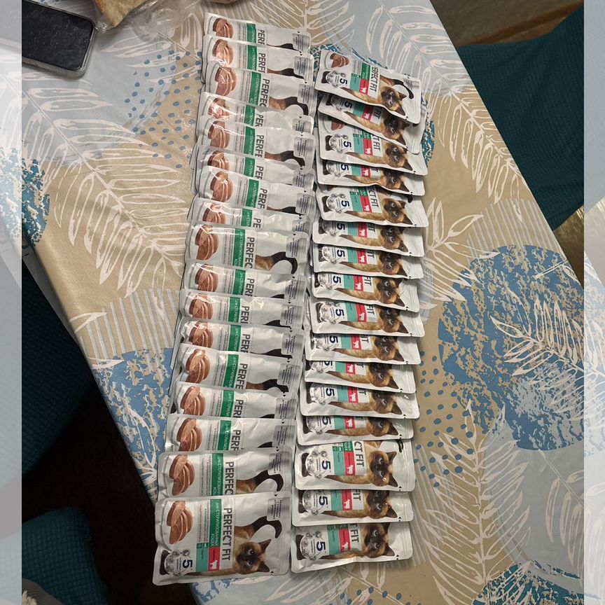 Корм для кошек Perfect fit(говядина) 32 штуки