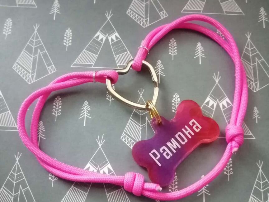 Адресник из эпоксидной смолы