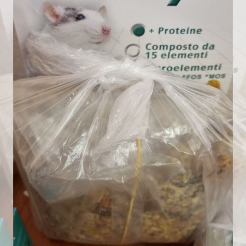 Корм, лакомства для домашних крыс