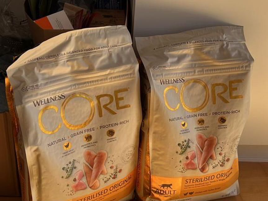 Wellness core для кошек стерилизованных