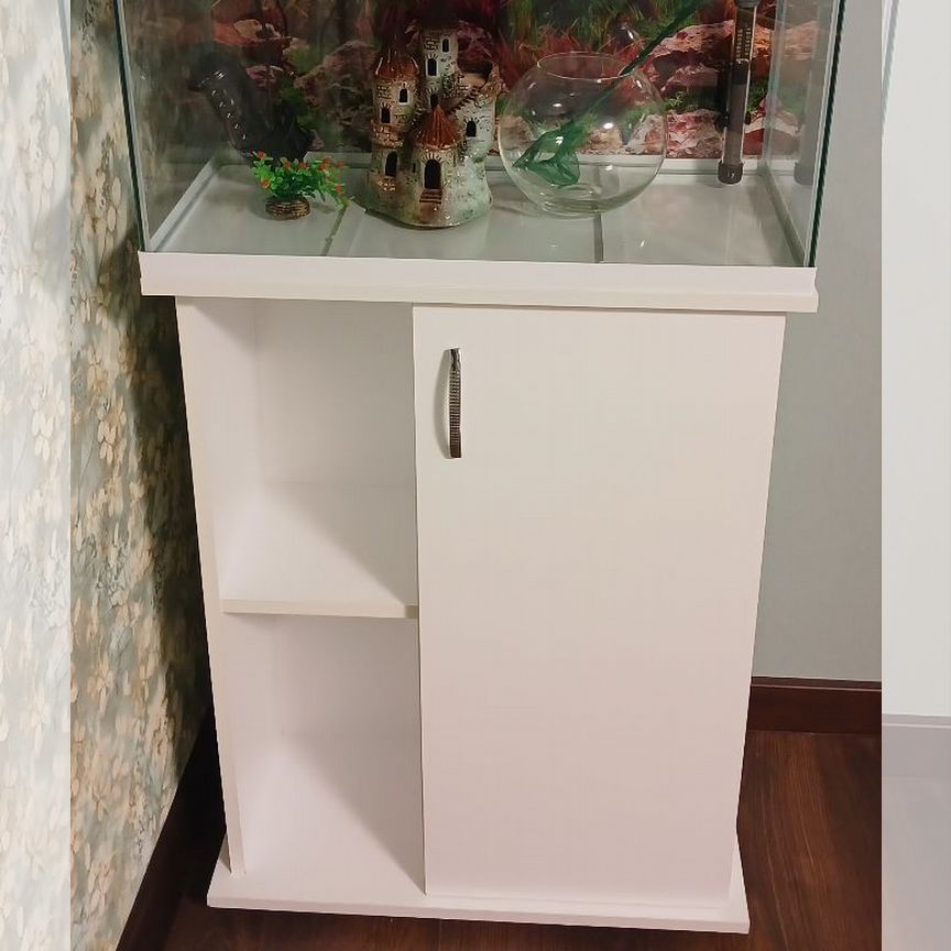 Аквариум aquael 54 литра белый