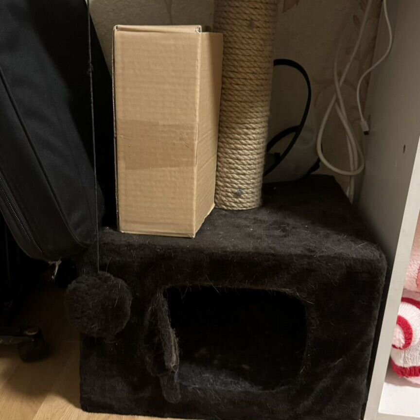 Кошкин домик с когтеточкой