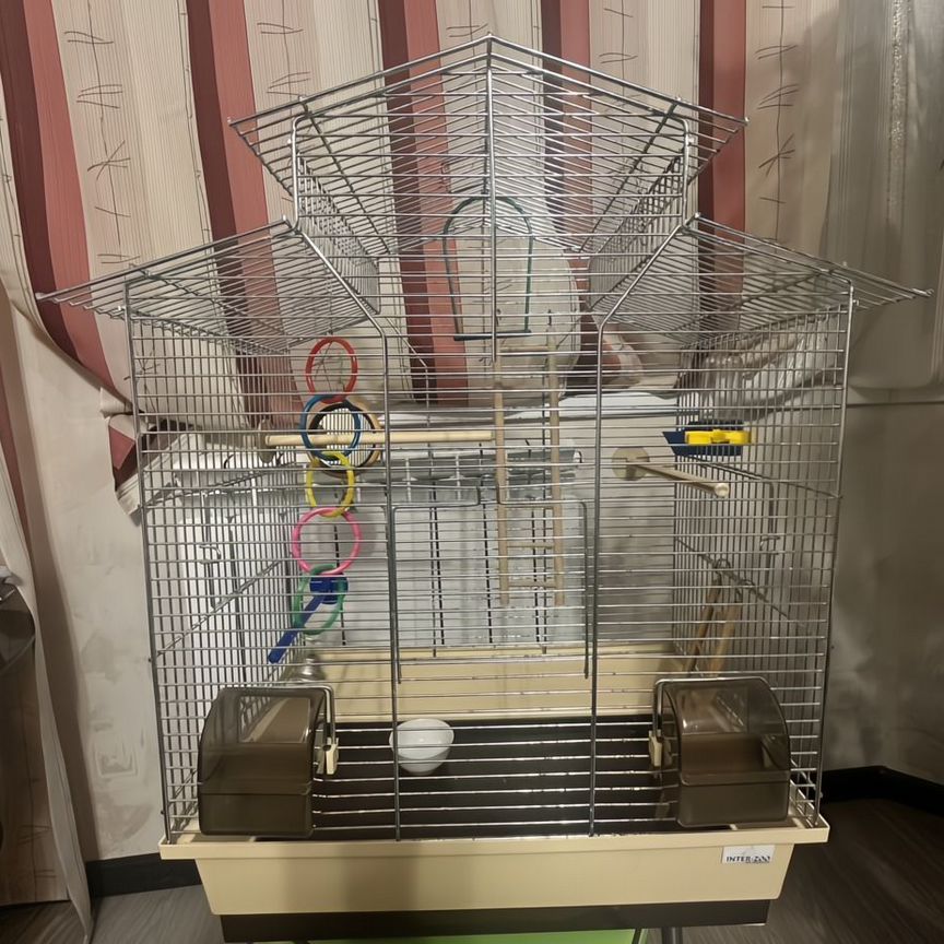 Клетка для волнистого попугая бу