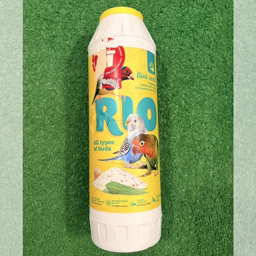 Песок для птиц с эвкалиптом и ракушечником