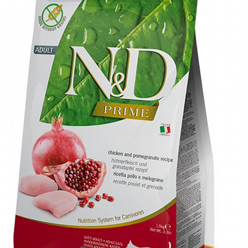 Farmina N&D Prime Chicken & Pomegranate Adult 1.5