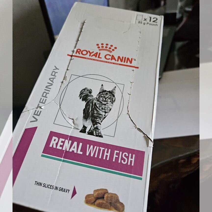 Влажный корм для кошек royal canin renal 12 шт