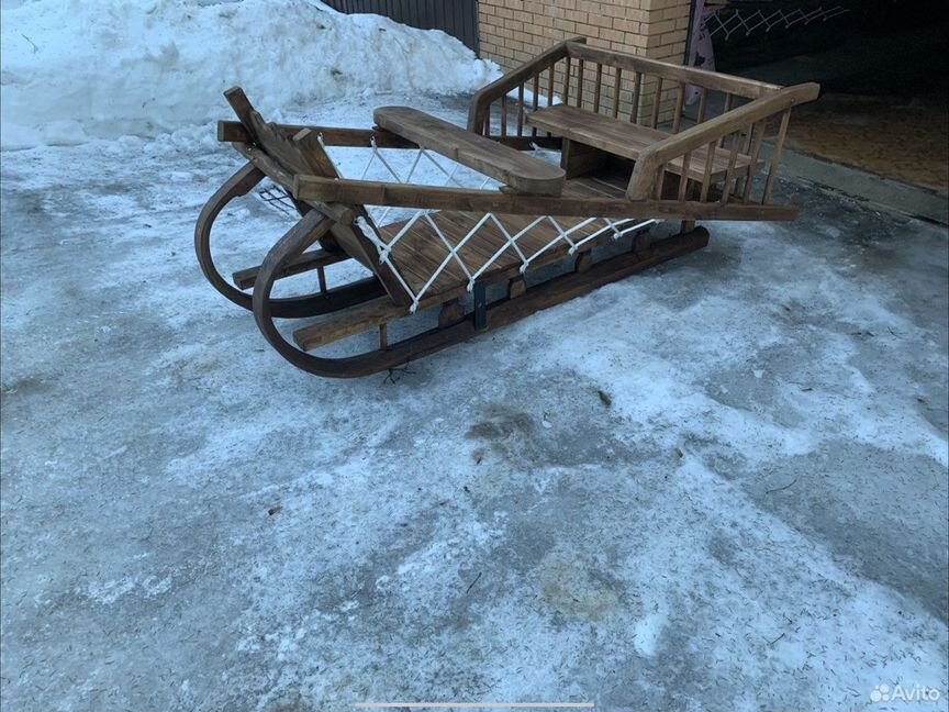 Сани телега для лошади