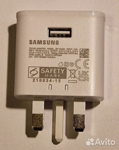 Зарядное устройство USB Samsung EP-TA200 купить в Москве | Электроника ...