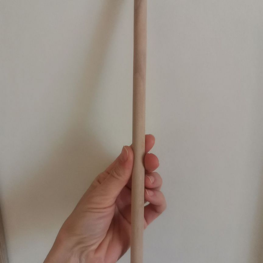 Деревянная жердочка для маленькой птички 30 см