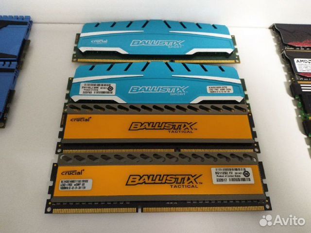 Комплекты оперативной памяти 4 + 4 Gb DDR 3 купить в Москве ...