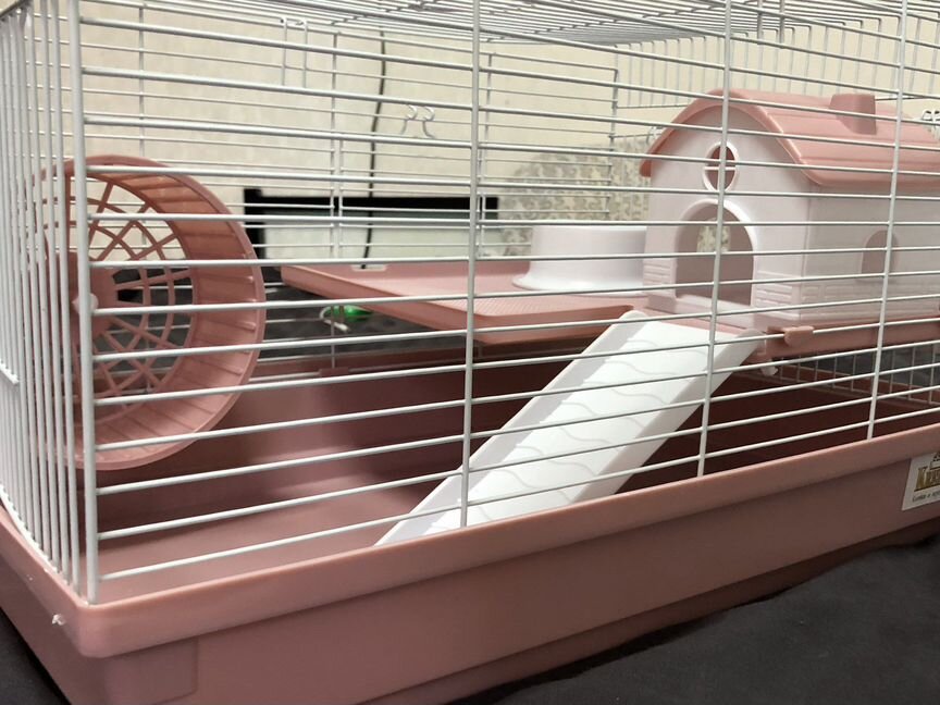 Клетка для грызунов новая розовая 47*30*27