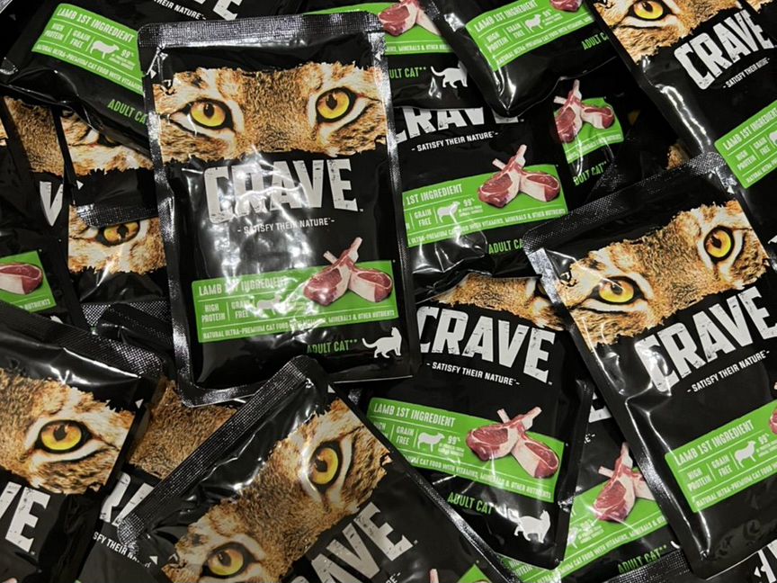 Новый корм для кошек Crave с ягненком