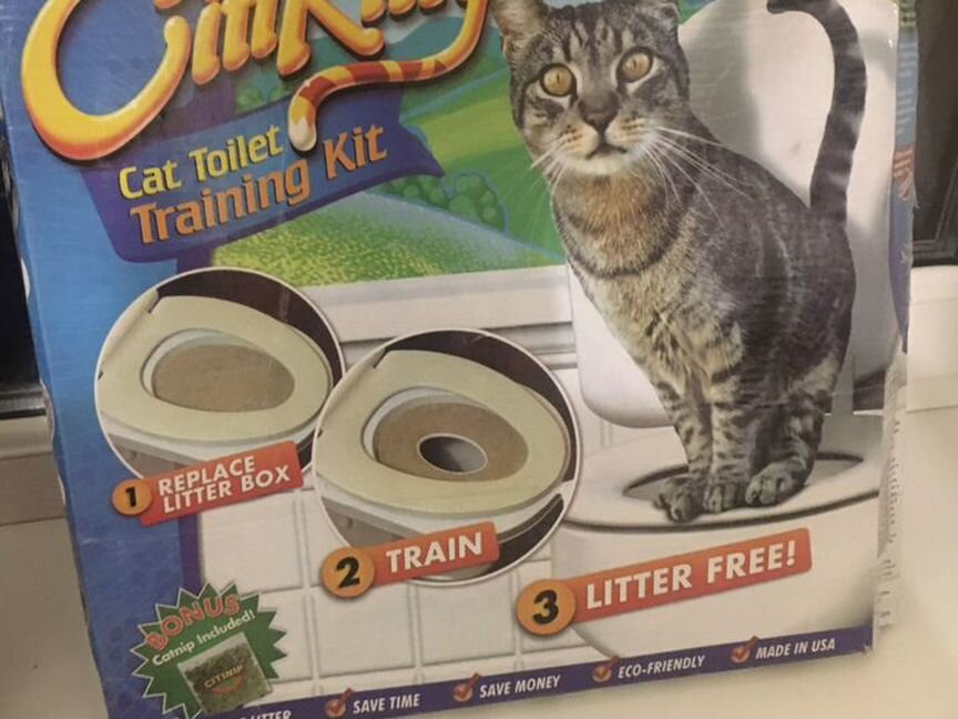 Система приучения котов к унитазу